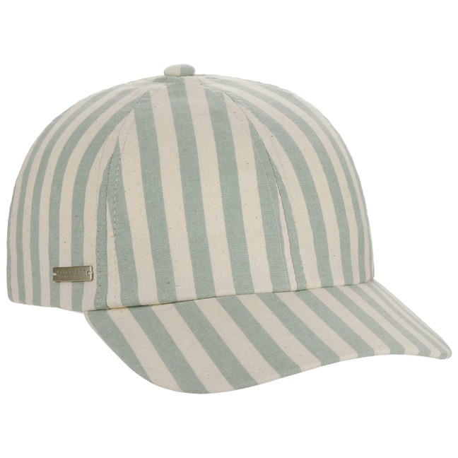 Gorra de Algodón Stripe by Seeberger --> Sombreros, gorros, gorras y más Sombreroshop.es