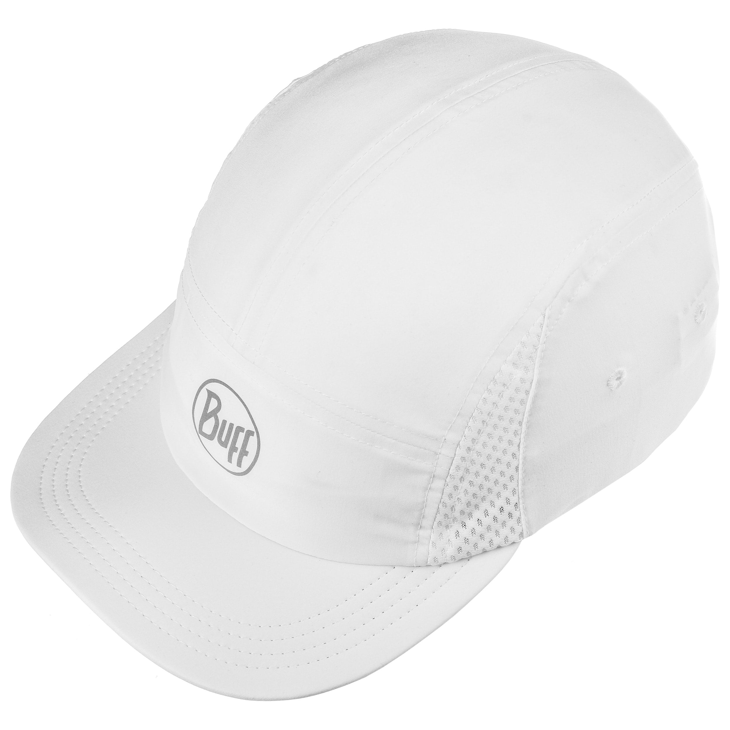 Gorra R-Solid White Run by BUFF --> Sombreros, gorros, gorras y más Sombreroshop.es