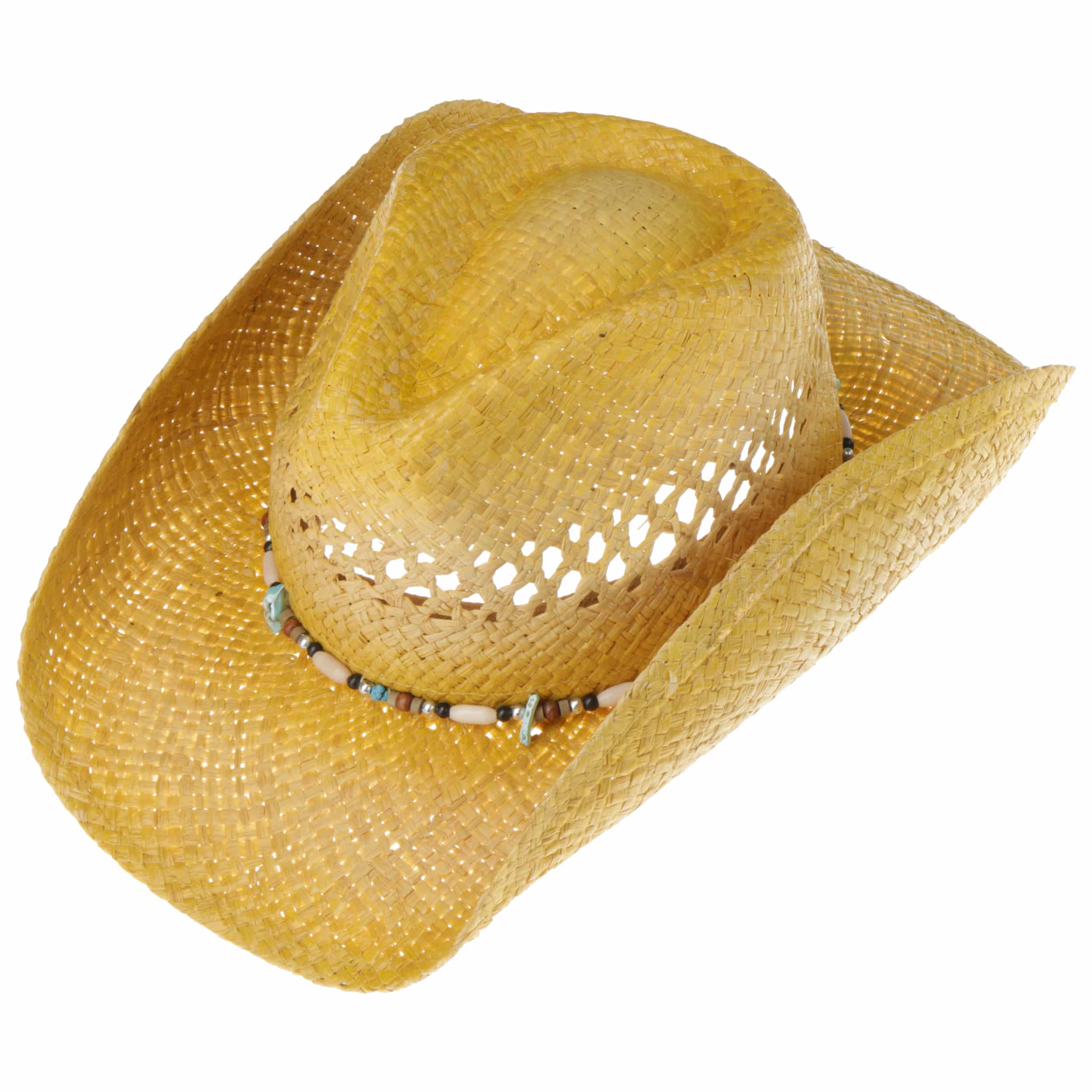 Kids Coloured Stones Straw Hat - 39,95