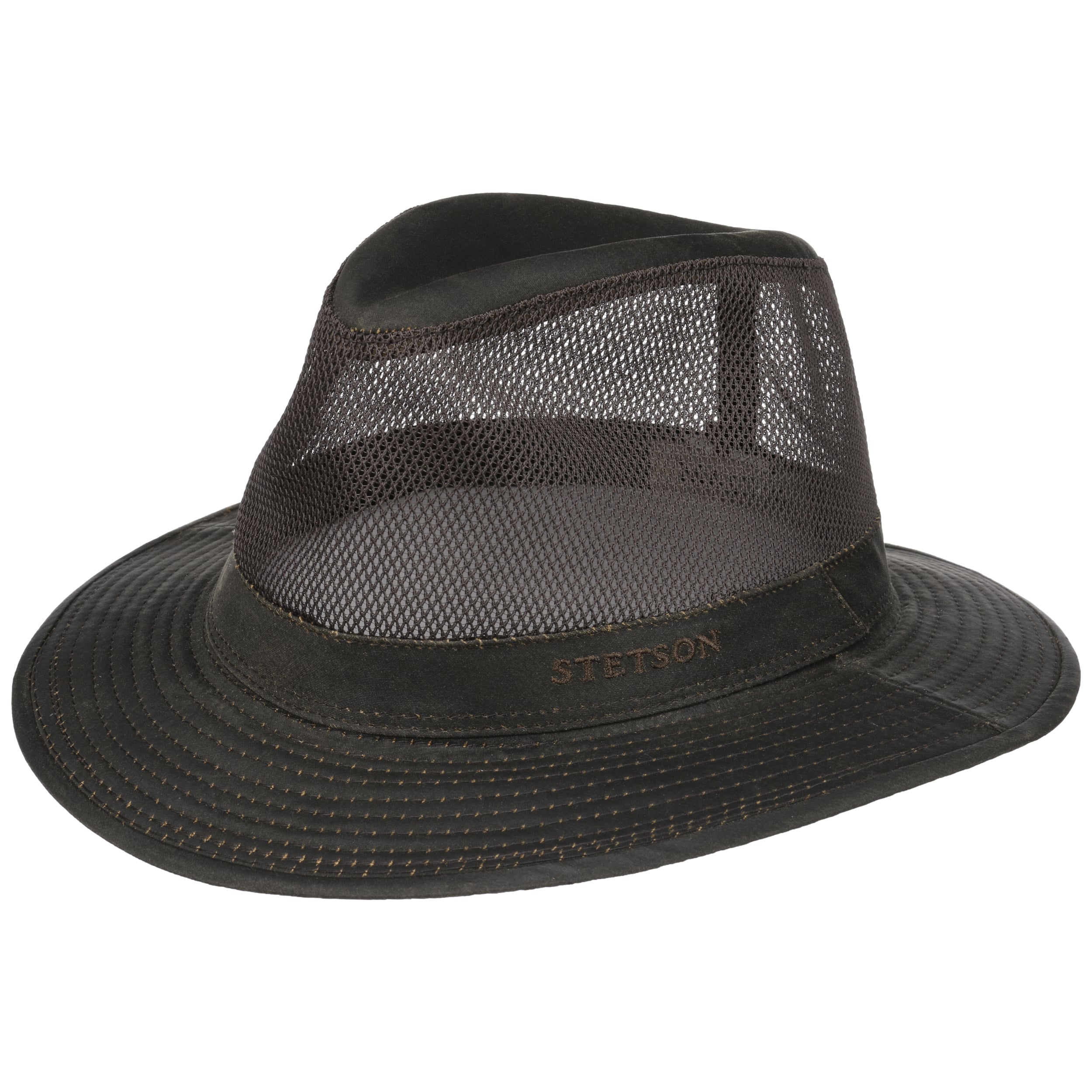 Sombrero de Tela Vented Crown Traveller by Stetson - 49,00